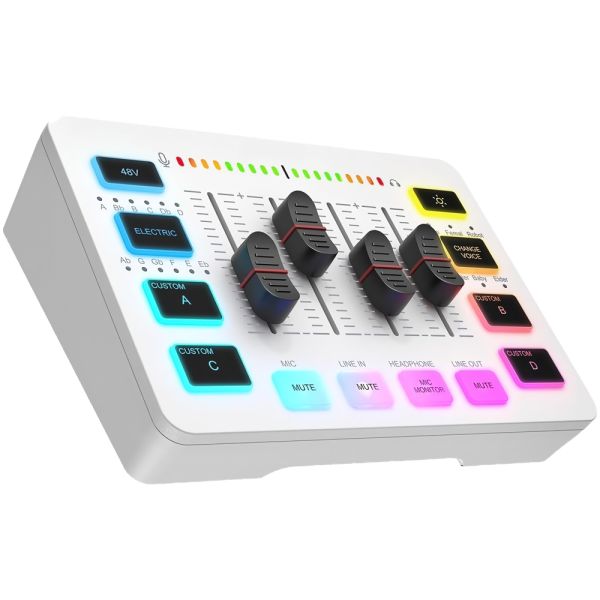 CONSOLA MIXER FIFINE SC3 RGB WHITE – FULLPY